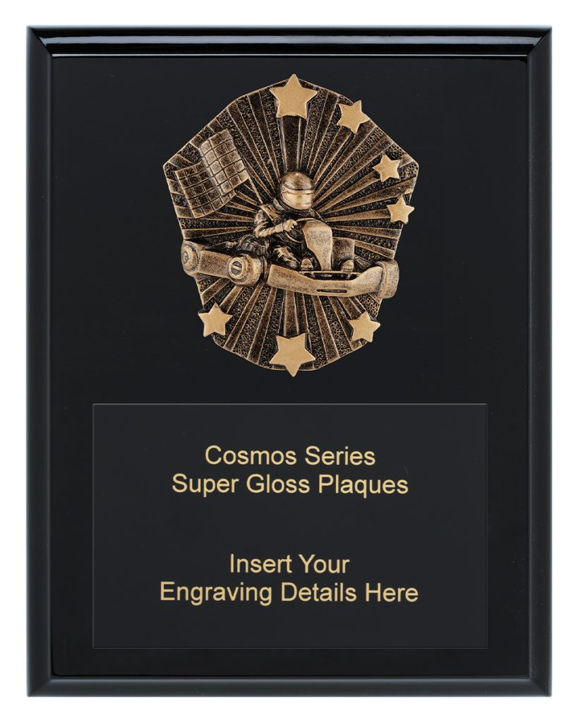 Cosmos Super Plaque - Go Kart - Ambassador Trophies