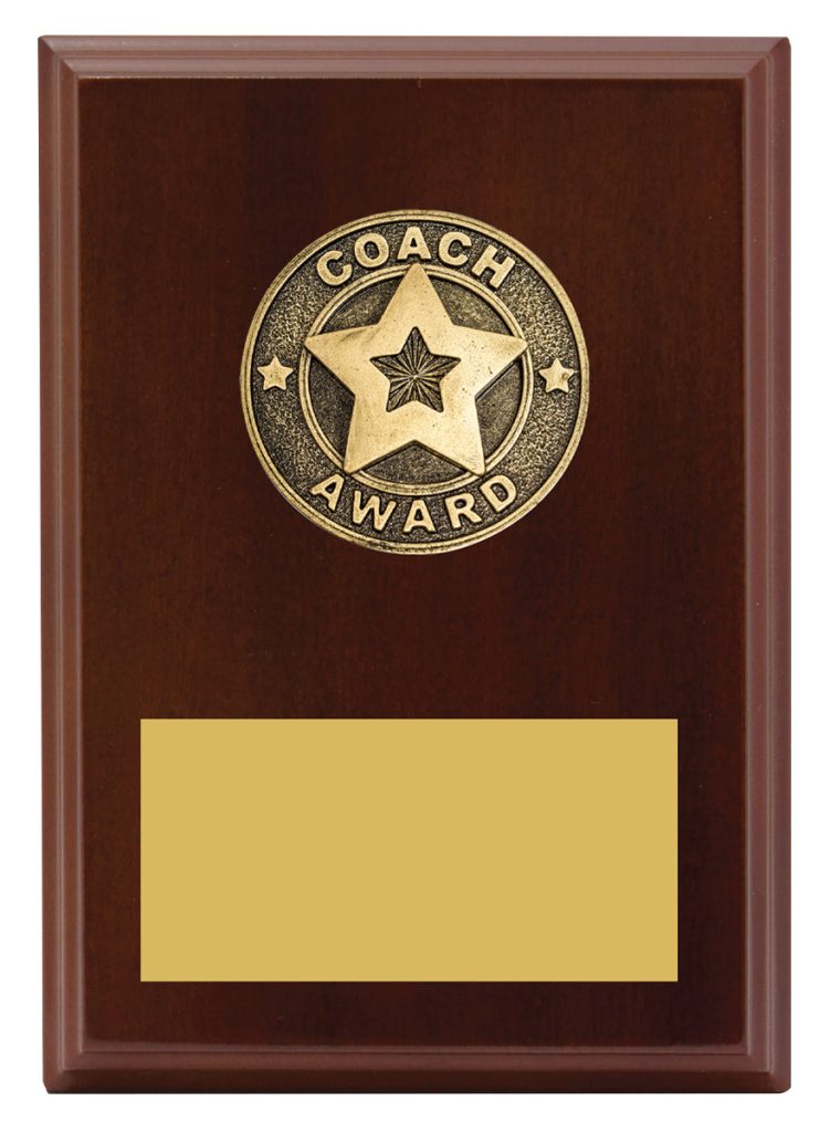 Coach Award Plaque - Ambassador Trophies